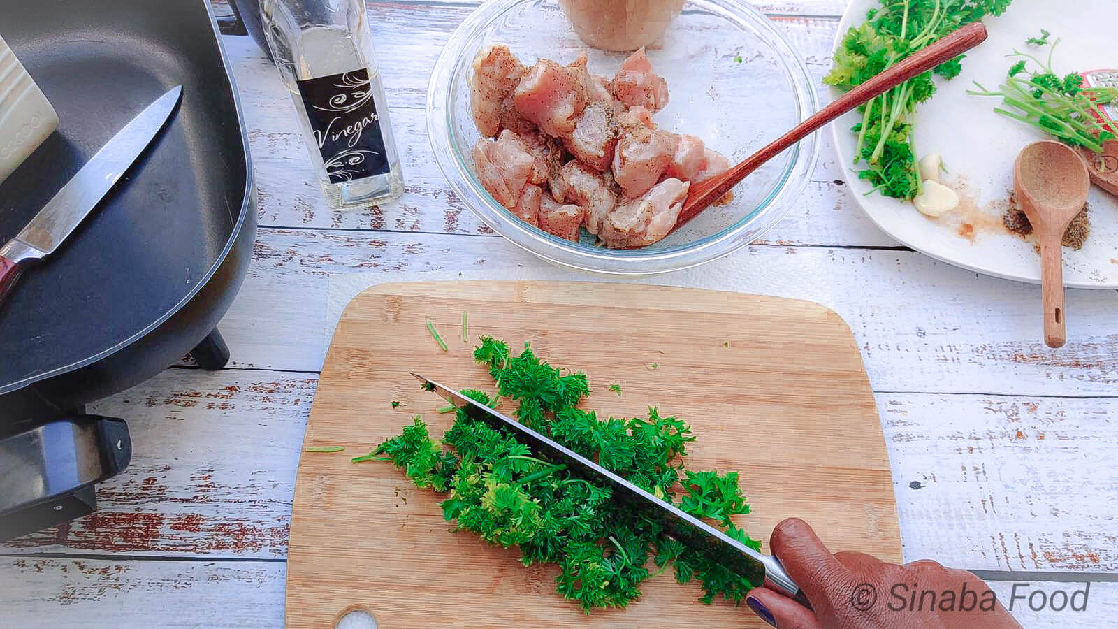 [Cuisine] Recette de brochettes persillées par Sinaba Food